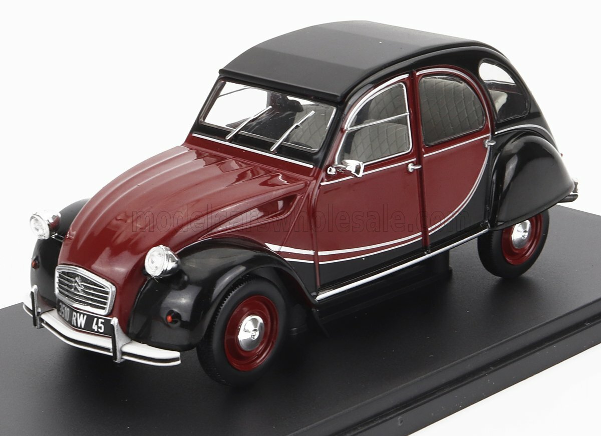 Модель коллекционная ALTAYA Citroen 2CV charleston 1982, red / black