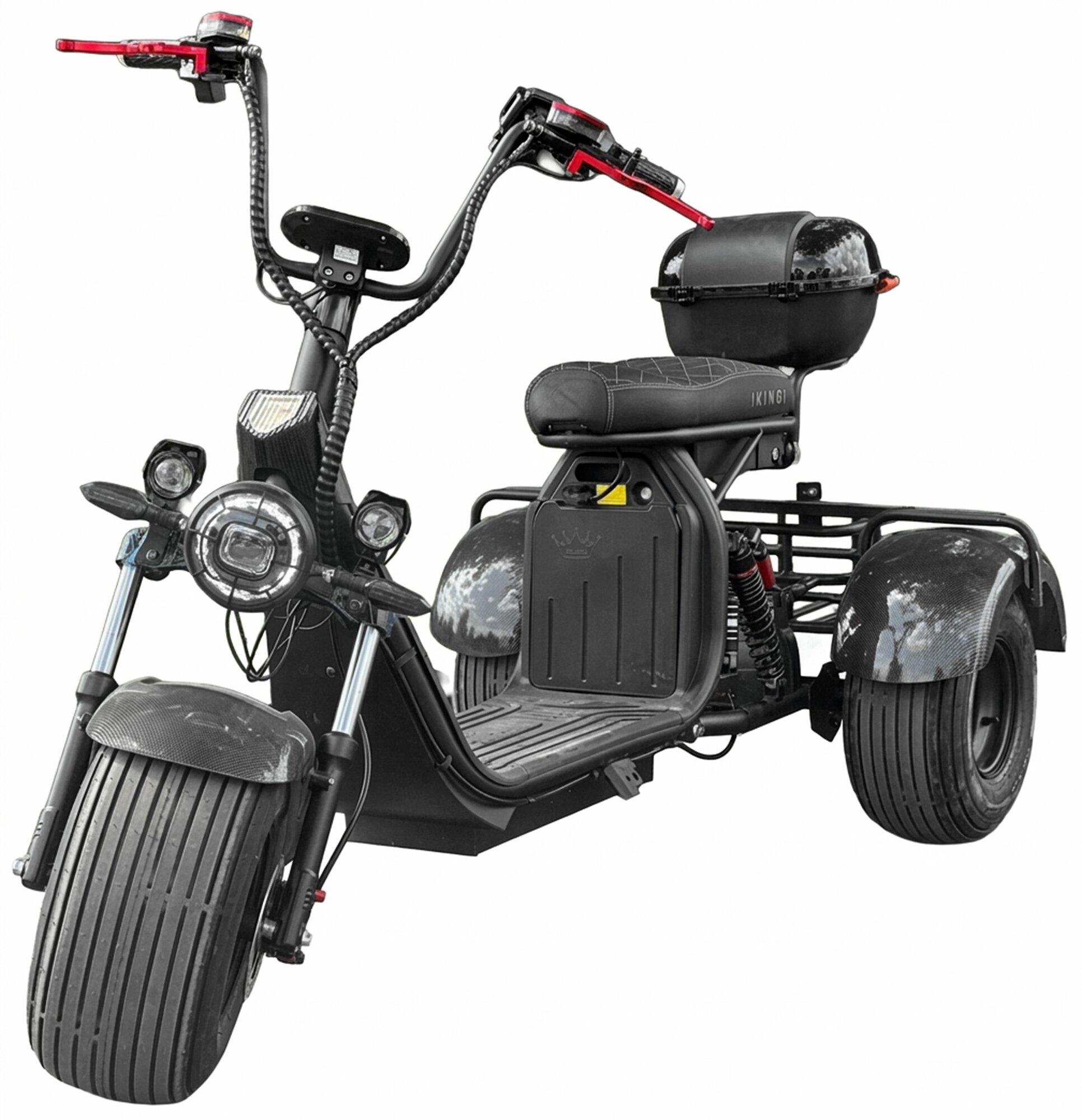 Электроскутер IKINGI X7 PRO TRIKE 3000W (60V/20Ah) - летние покрышки