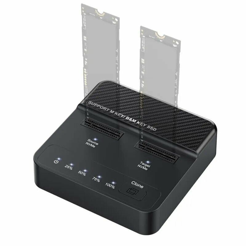 U3(T W Y H) Док-Станция Для Твердотельных Накопителей NVME M.2 С Двумя Отсеками, Дубликатор, Разъем AU