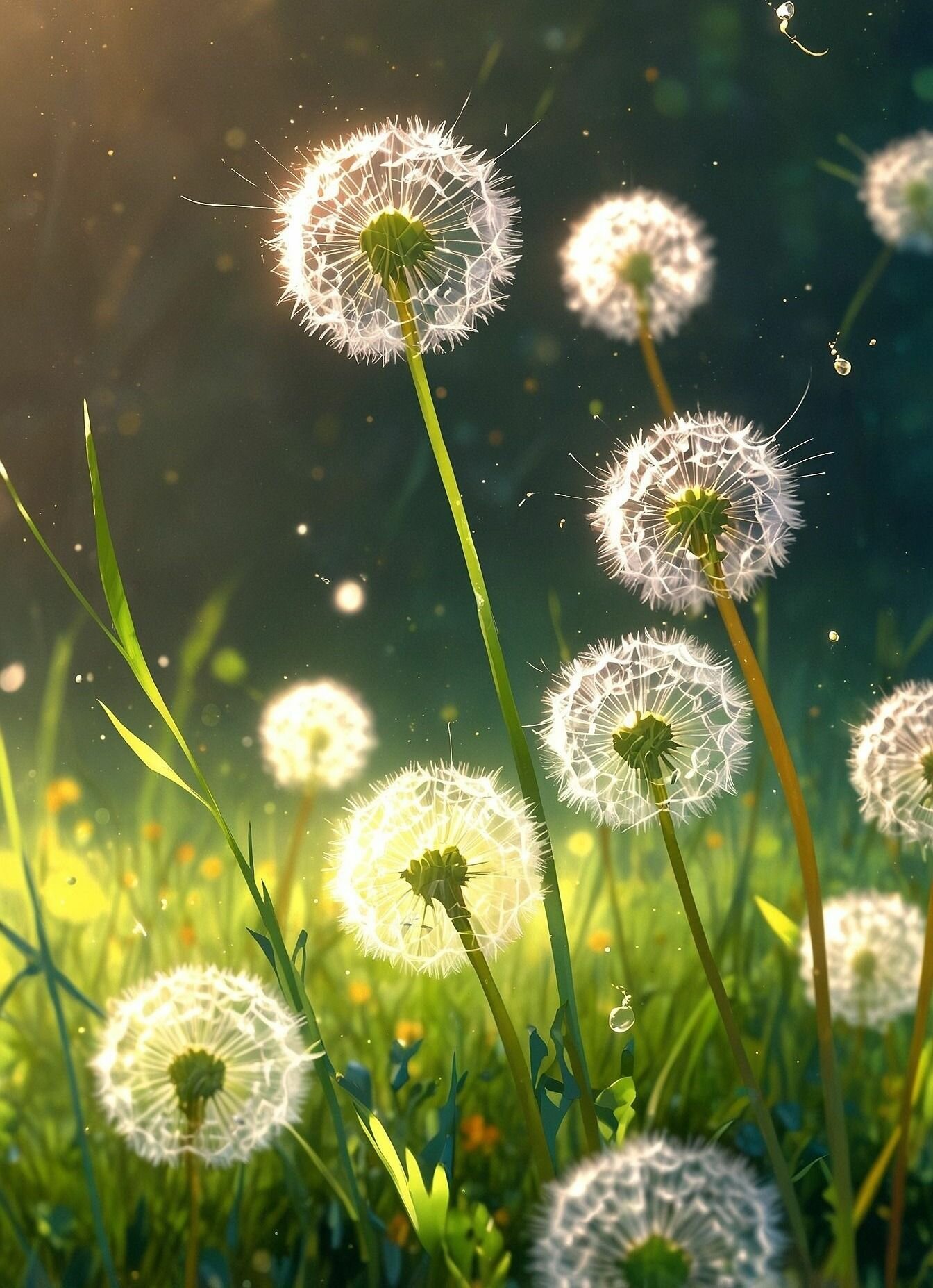 Алмазная Мозаика "Одуванчик" 30х40 См Алмазная Вышивка / Картина Стразами Подарков / Украшения