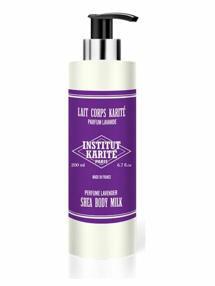 Institut Karite - Shea Body Milk Lavender Увлажняющее молочко-крем для тела с лавандовым маслом ши 200 мл
