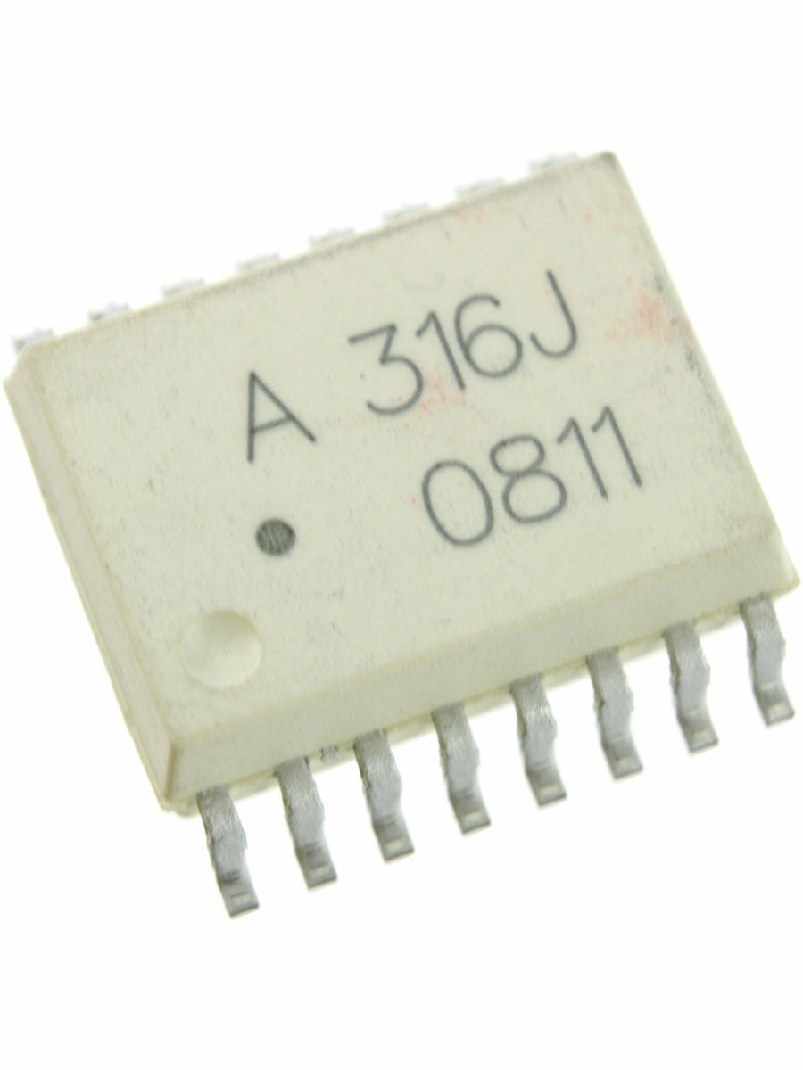 Оптопара HCPL316J SO16W White Avago