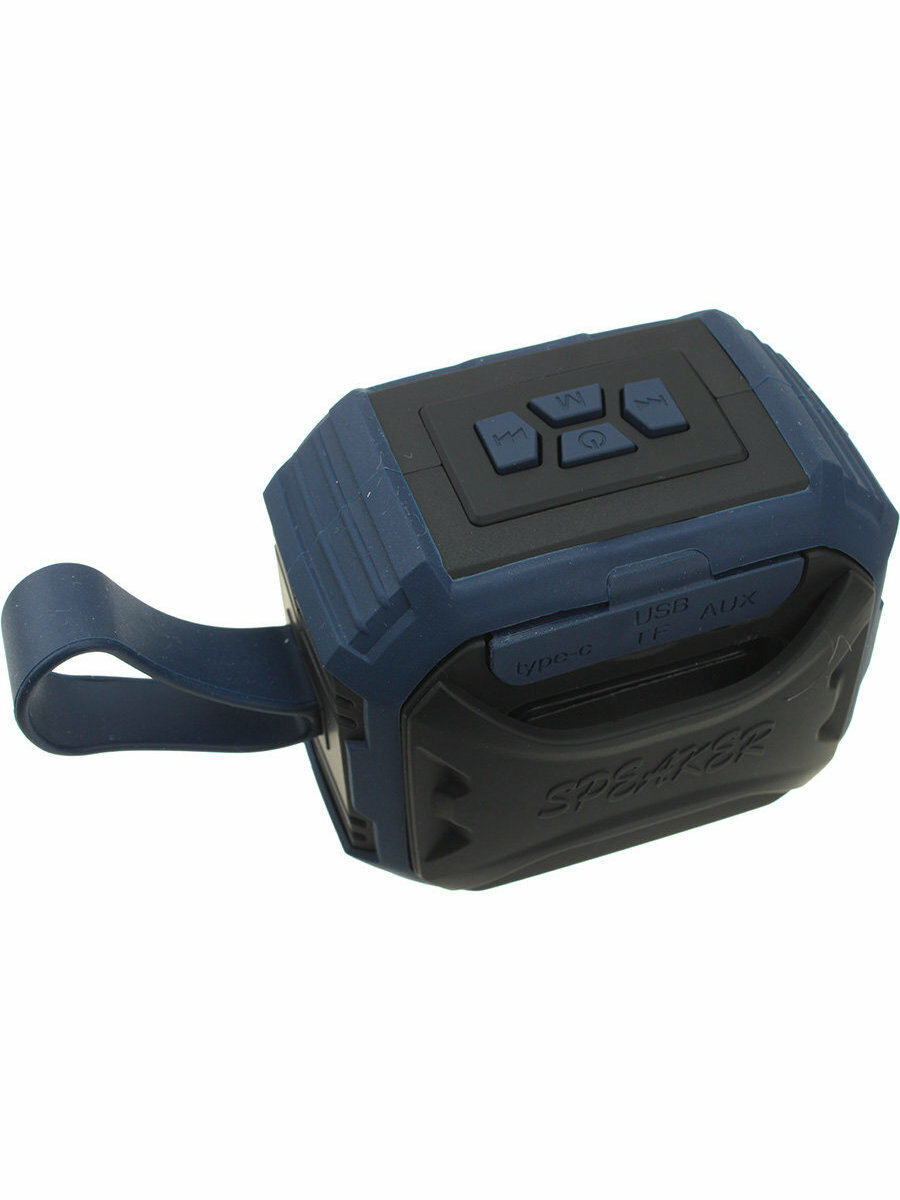 Портативная акустическая система P5 USB/microSD Bluetooth, синяя