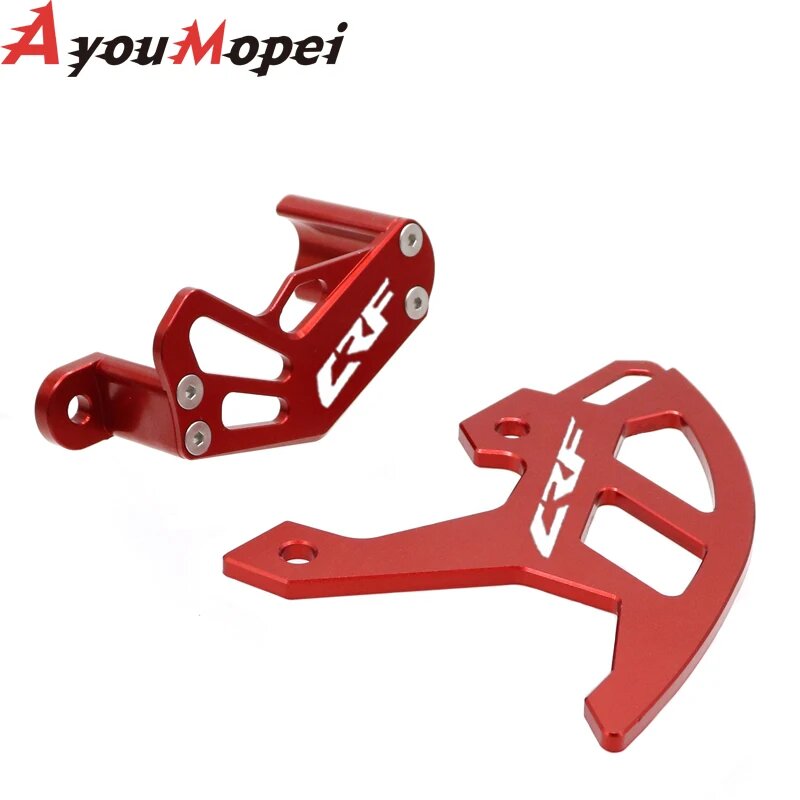 Защита тормозного ротора для Honda CRF 250R/450R, Красный