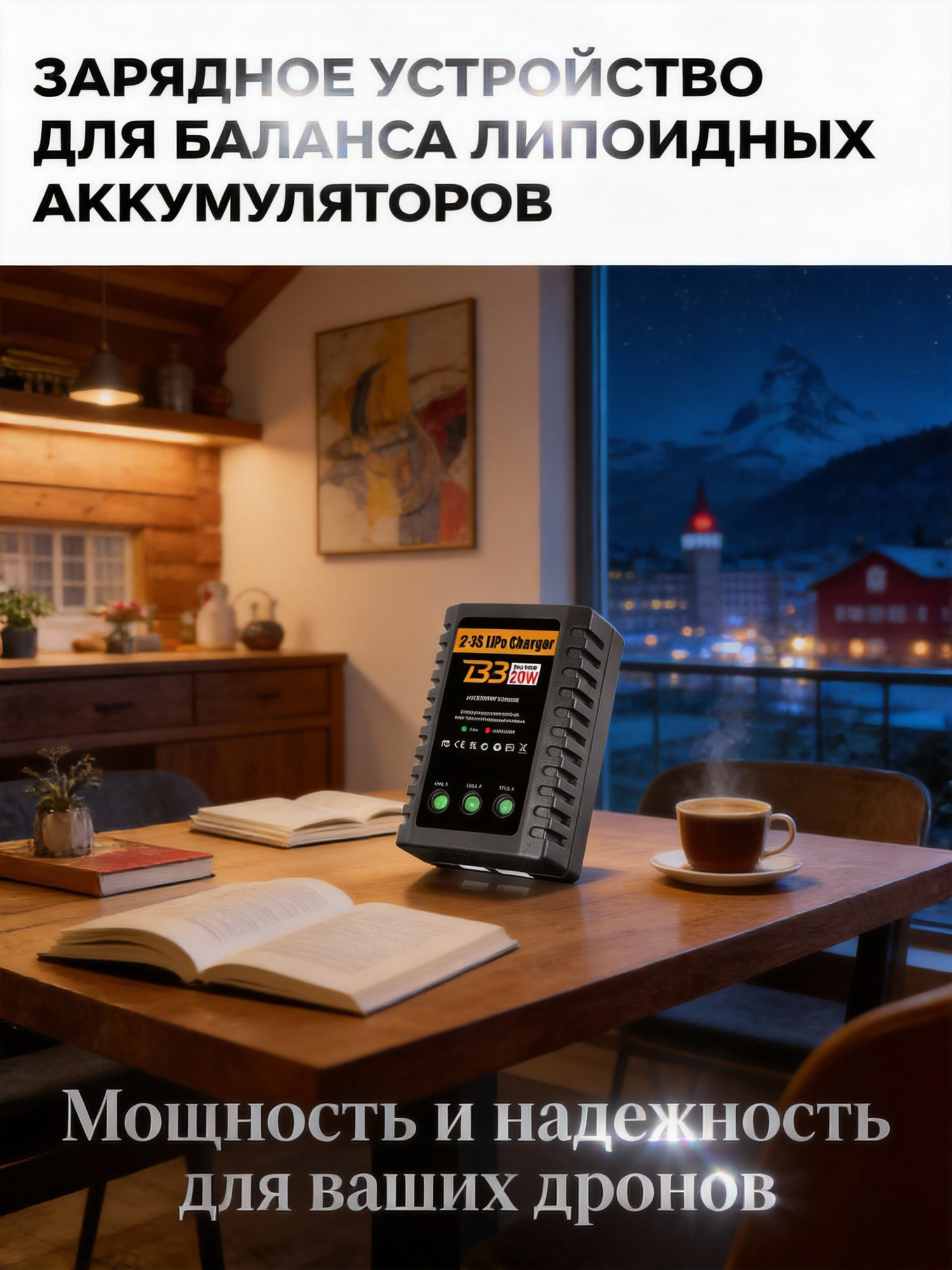 Зарядное устройство для страйкбола, зарядка LiPo аккумуляторов с балансировкой и защитой для 2S и 3S батарей