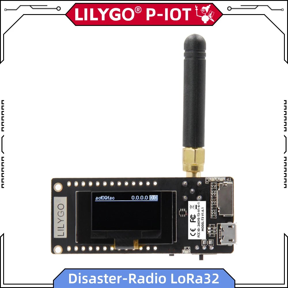 LilyGO TTGO LoRa32 V2.1 SX1278 433MHz CH9102