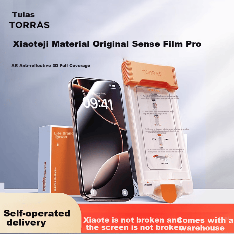 TORRAS AR антибликовое закаленное стекло с 3D закругленным краем для iPhone 16 Pro Max Версия：iPhone 16 Pro