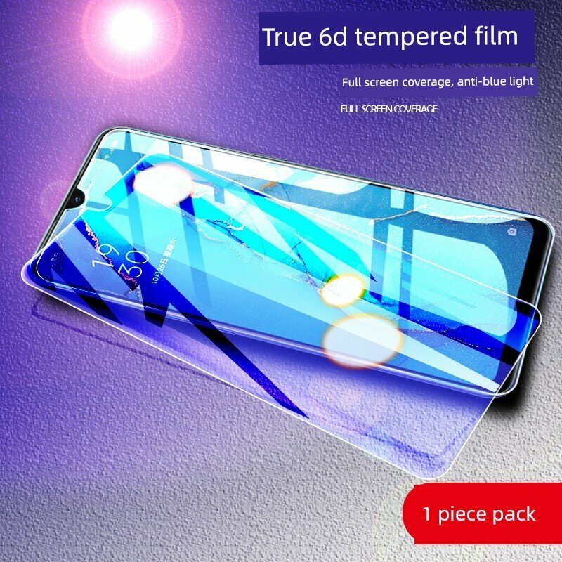 OPPO Reno3 Youth Edition 5G 6D Full Coverage Закаленное Стекло Защитное Стекло Фиолетовая Версия 1-шт