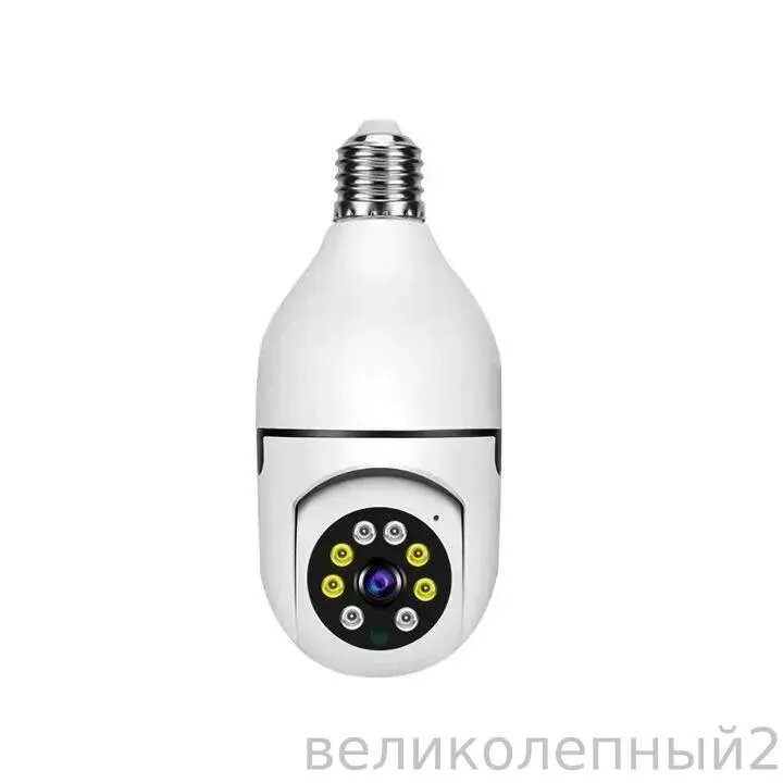 Поворотная камера PTZ Wi-Fi 2МП STARVIS COLORVU для цоколя E27 220В SECTEC IPPTZ3302M-V380