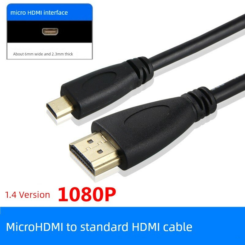 Мини-мини-HDMI-HDMI-кабель для камеры, видеоадаптер, микро-микро-планшет 2,0, видеокарта 4K Микрокабель 1.4 издания