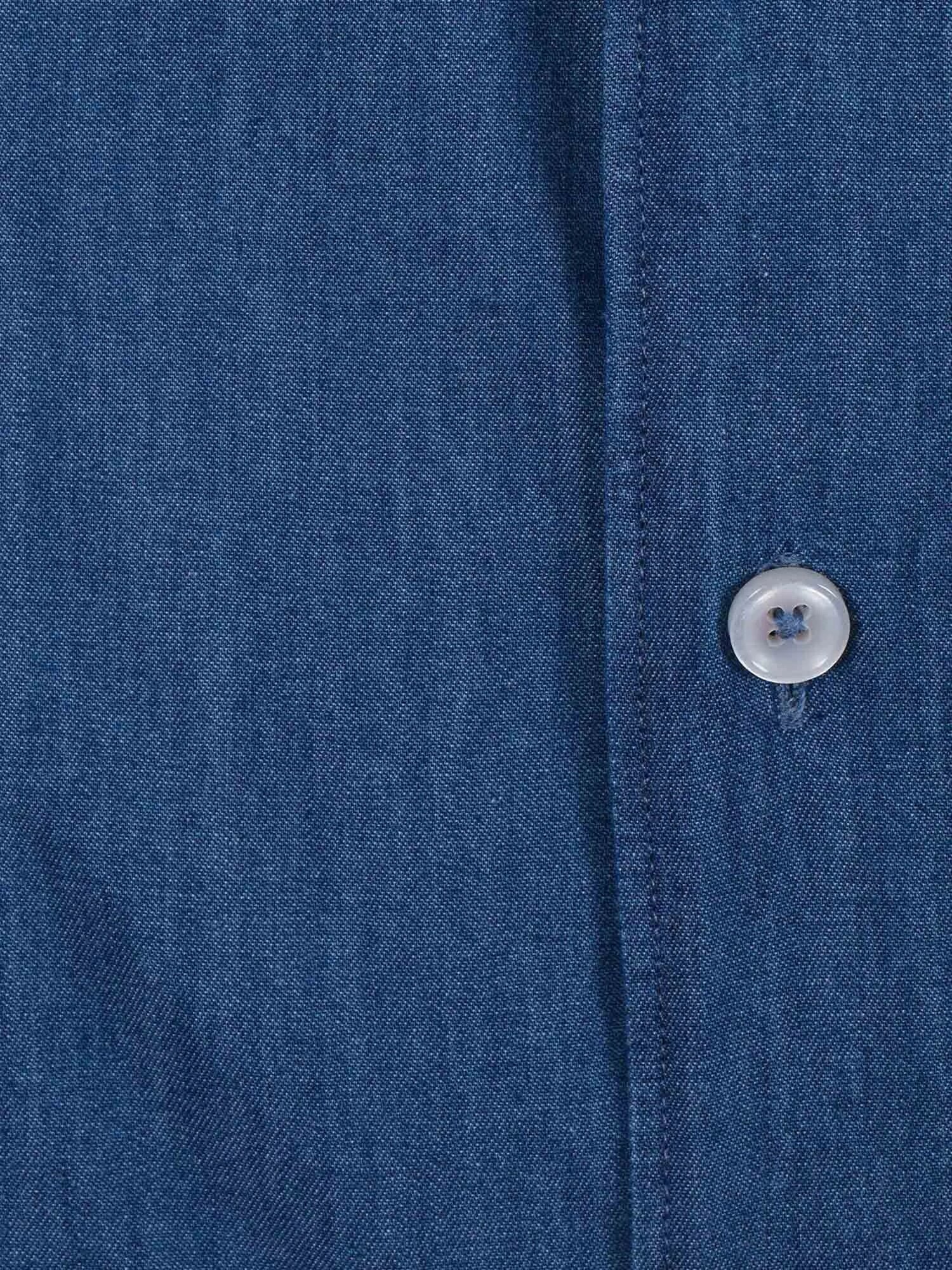 Рубашка XACUS Button-fastening shirt, размер L, blue — фото 1