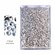 Стразы Clear Silver Back IDIYEA для 3D ногтей