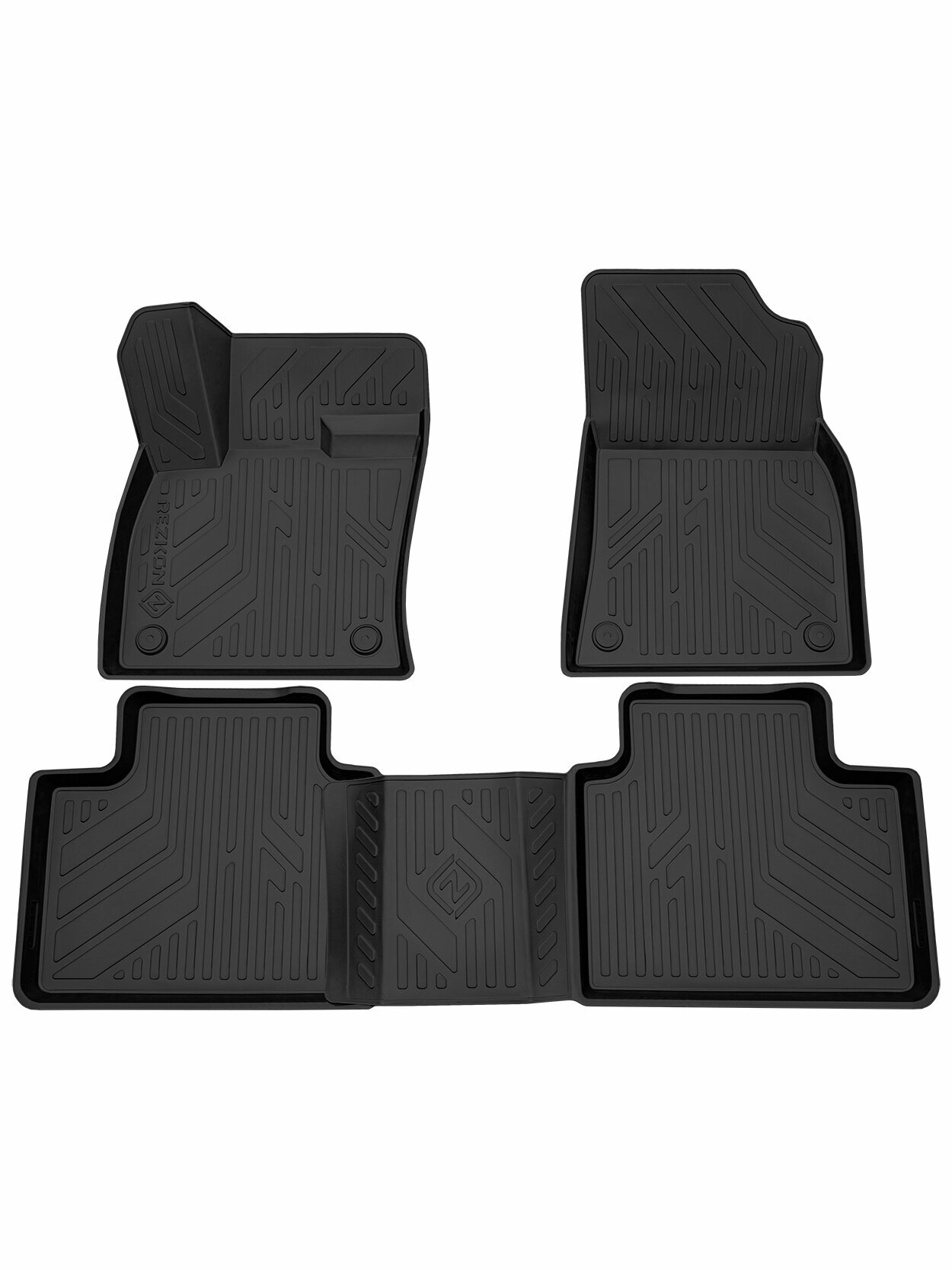 Коврики в салон полиуретановые для Geely Atlas II 4х4 (23-Н. В.)series S-style (Борт 4 см)