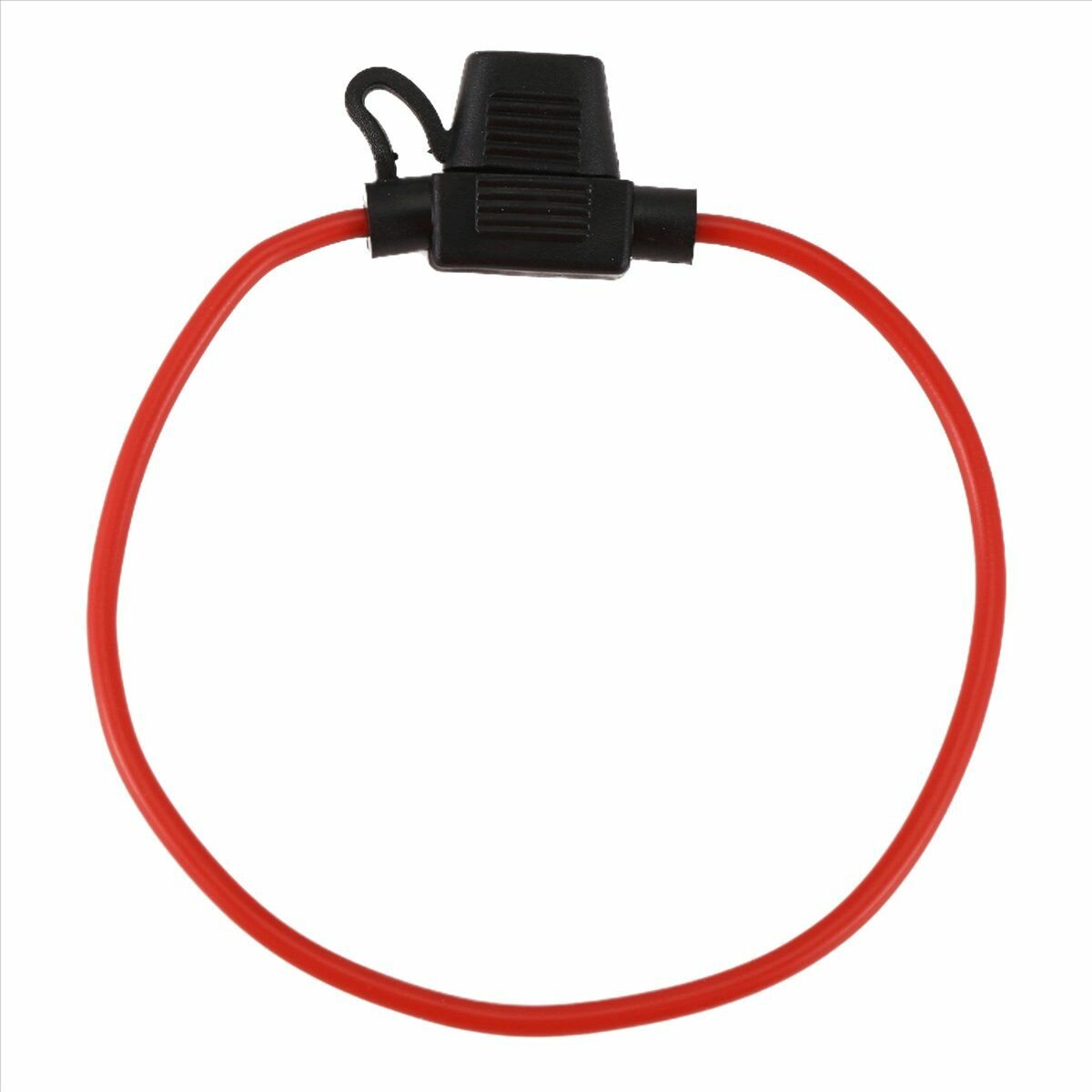 Держатель предохранителя для авто 14AWG с мини-лезвием, 20A/32V, красный провод 13-14 см, малый влагозащищённый