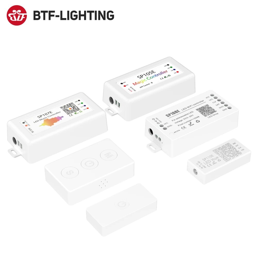 SP105E Pixel Controller, Bluetooth APP, Синий — фото 1