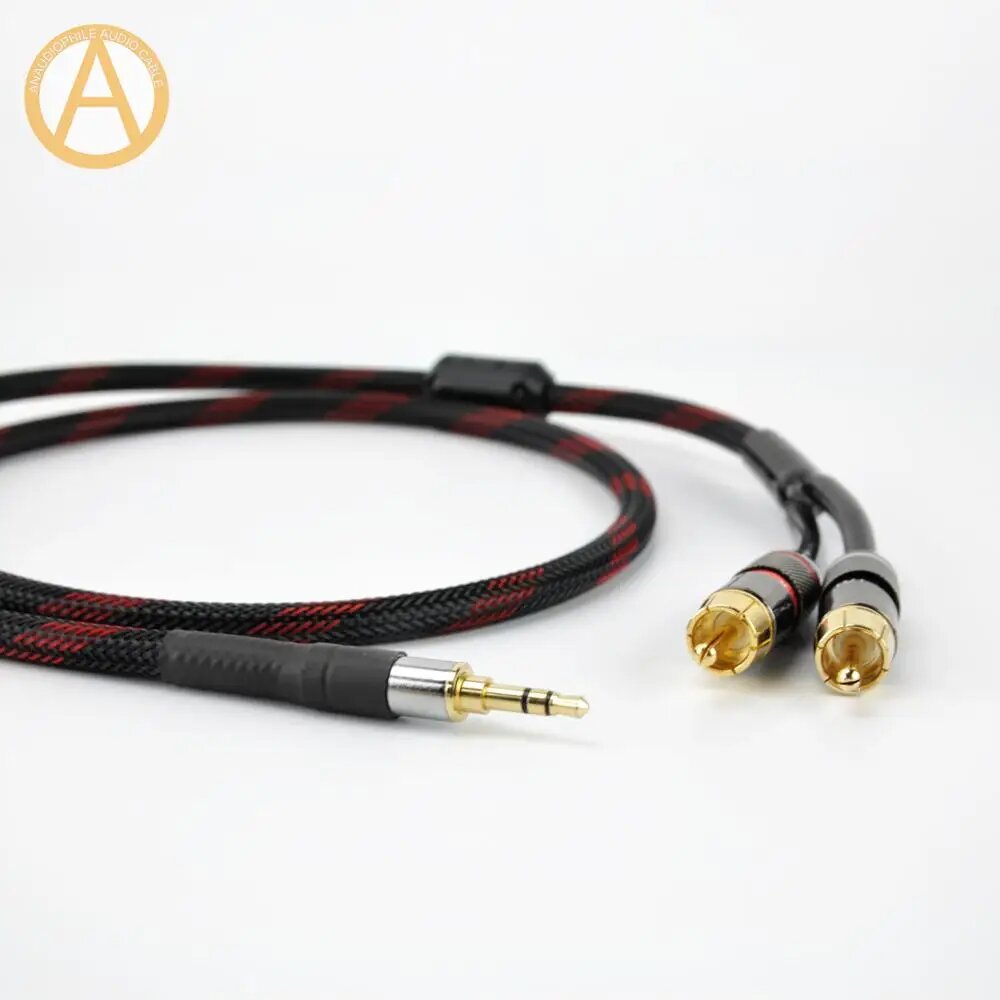 Аудио кабель 3.5 мм RCA, 1.5 м