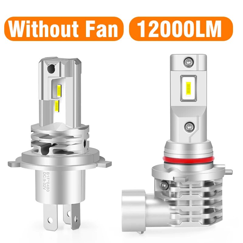 H7 LED H4 Лампа для автомобильной фары 9012 360 светодиодный H8 H11 противотумансветильник фары HB3 HB4 4300K 6000K 12000LM 20000LM мини luces светодиодный Авто HLXG