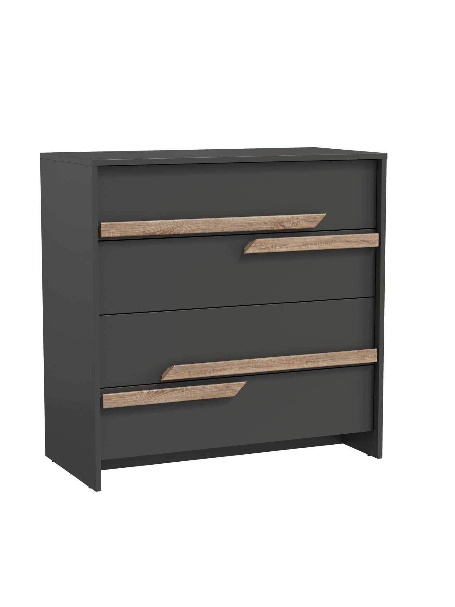 Комод 103.04 "Рапсодия" Диамант серый/Masa Decor дуб сонома 900х905х450