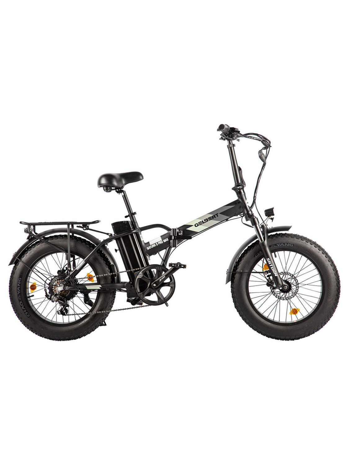 Электровелосипед Gelbert (Eltreco) Saturn 3 PRO MAX Черный, для мужчин ,750