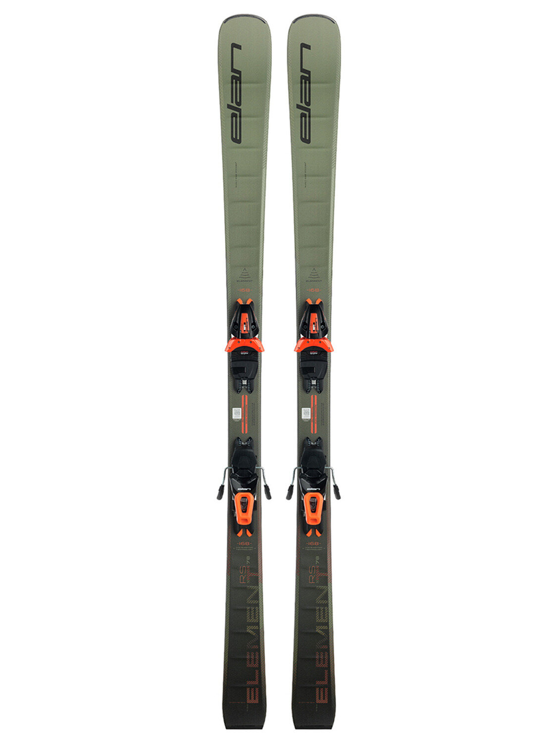 Горные лыжи с креплениями Elan Element 78 RS LS + EL 10.0 GW 24/25 , для мужчин , Серый