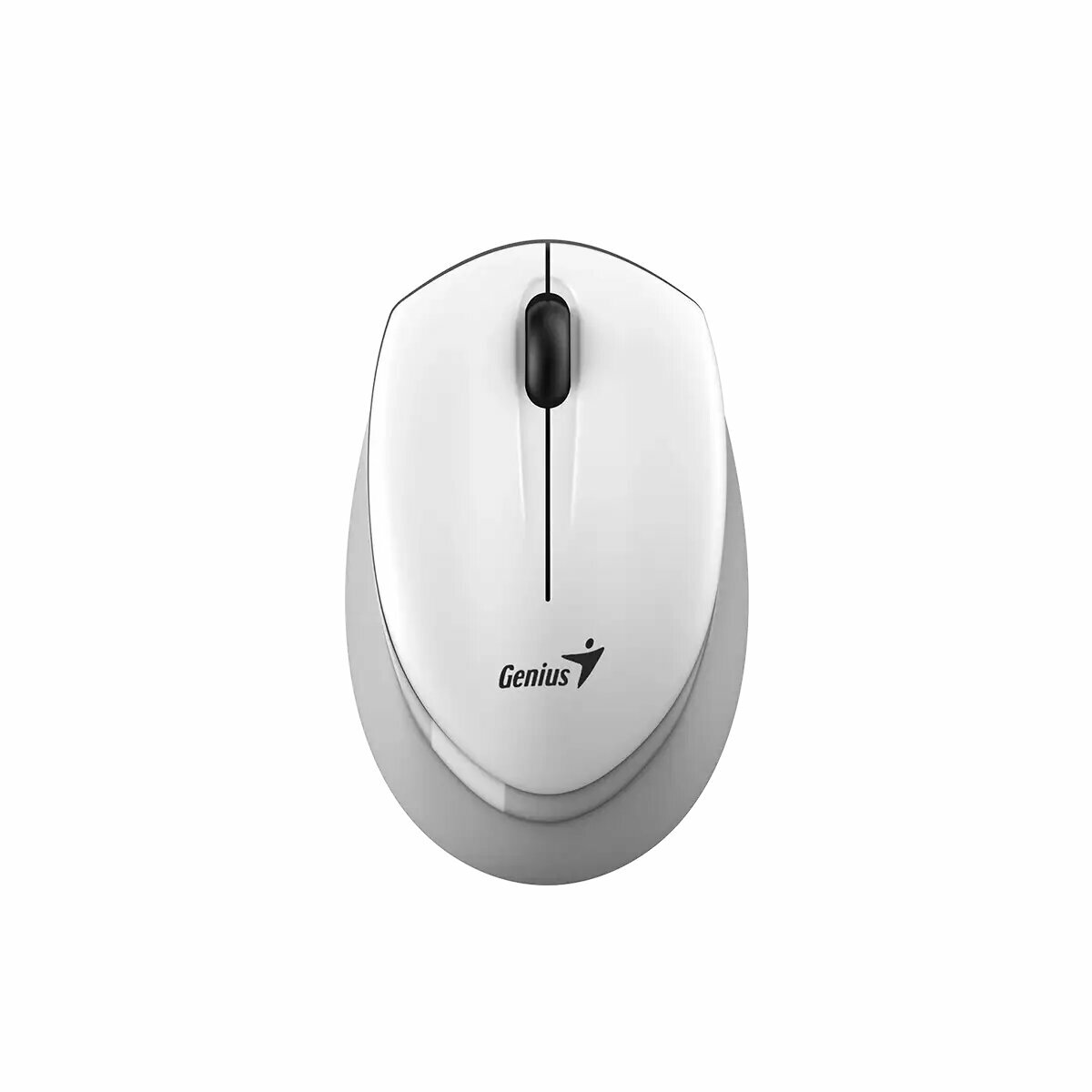 Мышь беспроводная Genius NX-7009, оптическая, 1200 dpi, белый/серый