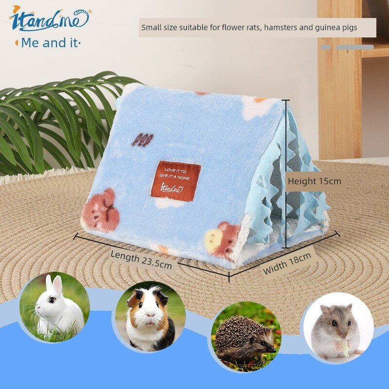 У меня есть убежище для морских свинок, специальный домик-убежище для кроликов и морских свинок, небольшой домик,