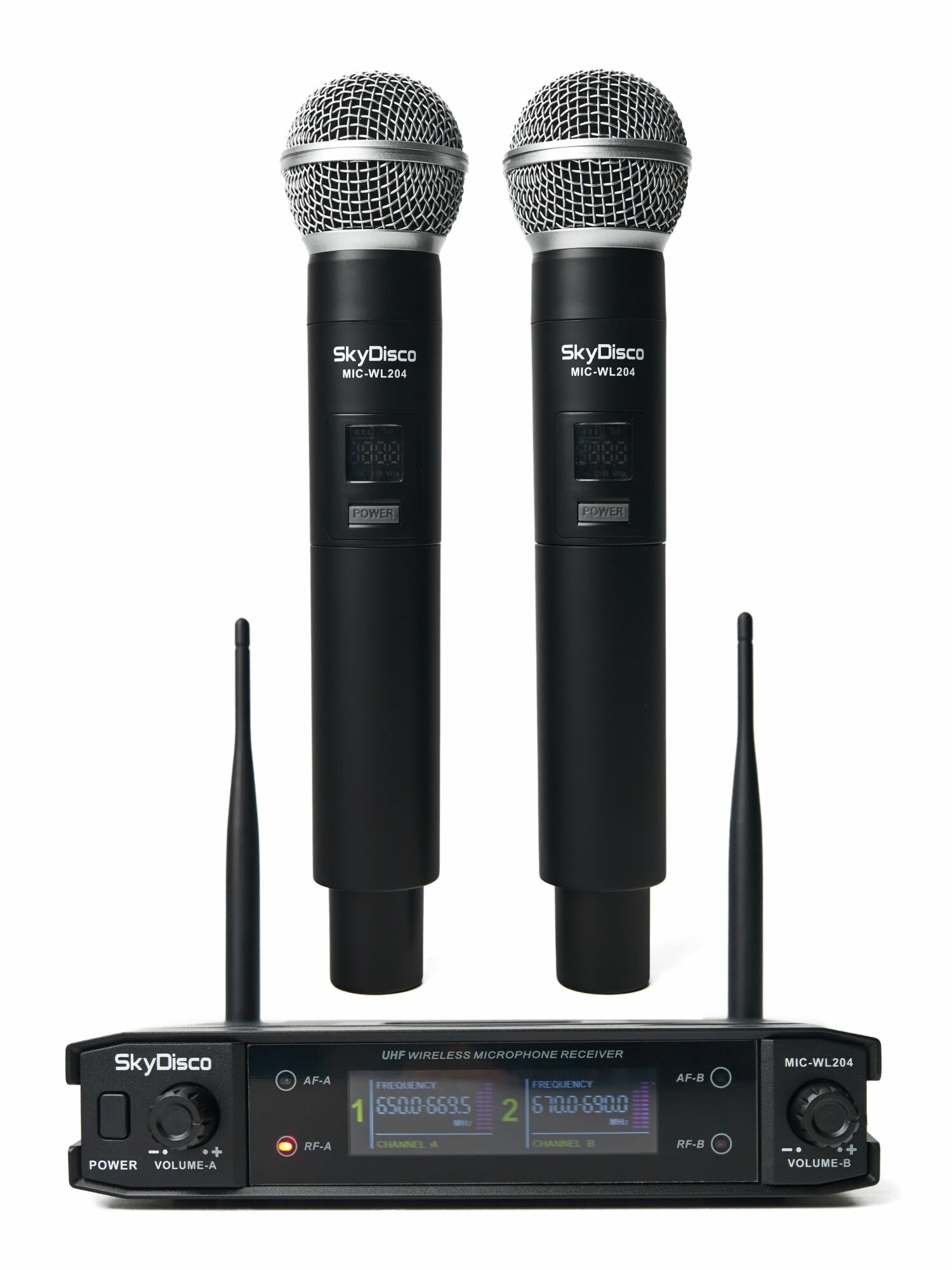 Беспроводные микрофоны SkyDisco MIC-WL204 для караоке