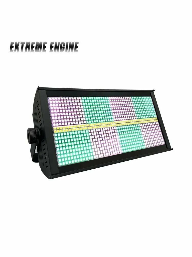 200 Вт LEDRGBW 4-в-1 8+8 стробоскопический свет, белый 8000K, DMX512, яркий, для диджеев, свадеб, баров, сцен и т. п.