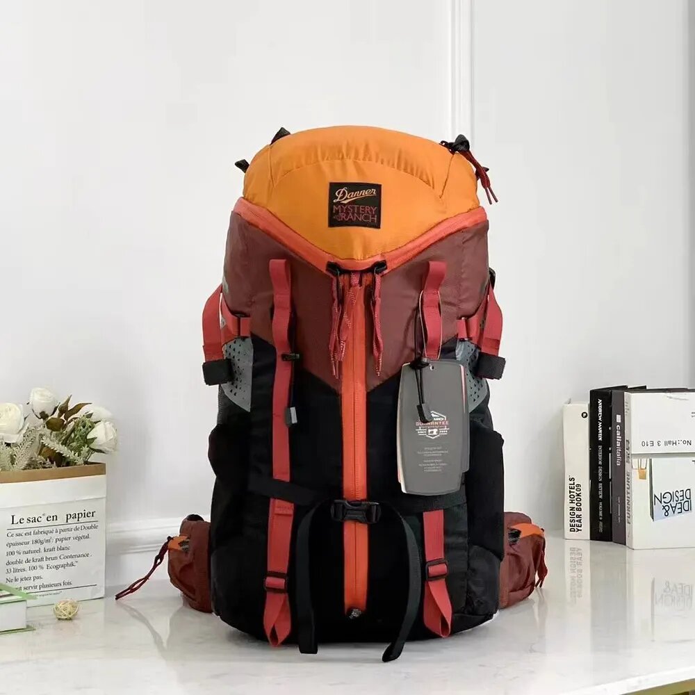 MYSTERY RANCH Рюкзак, Danner, 32 литра, Нейлон Robic 210D, 29*23*64 см, 1300 г, Желтый, красный, черный