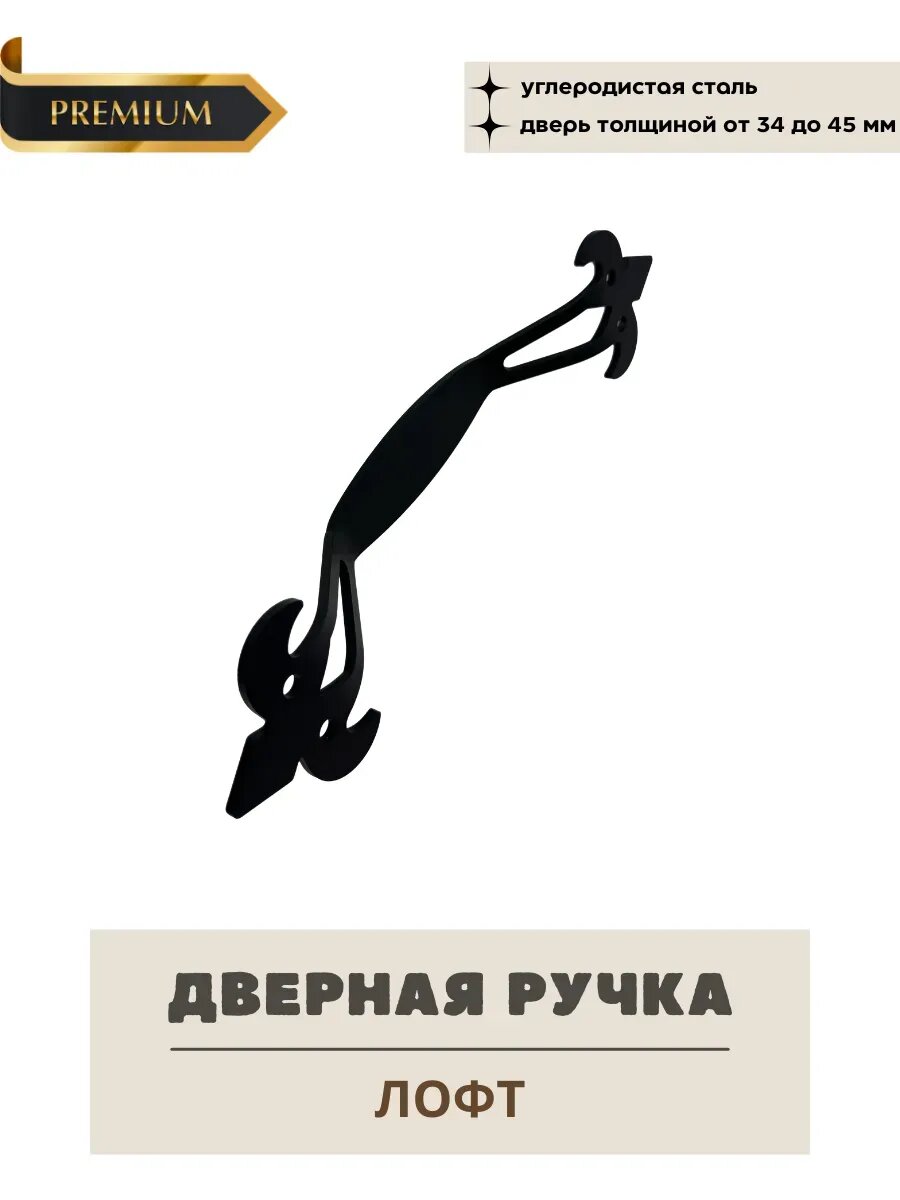 Дверная ручка Лофт — фото 1