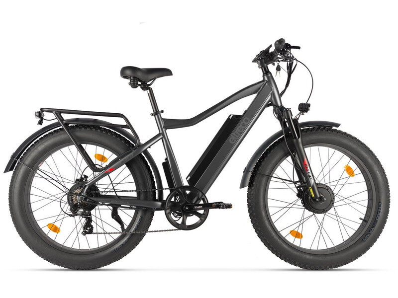 Электровелосипед Eltreco BigCat Dual Next, год 2026, цвет Черный