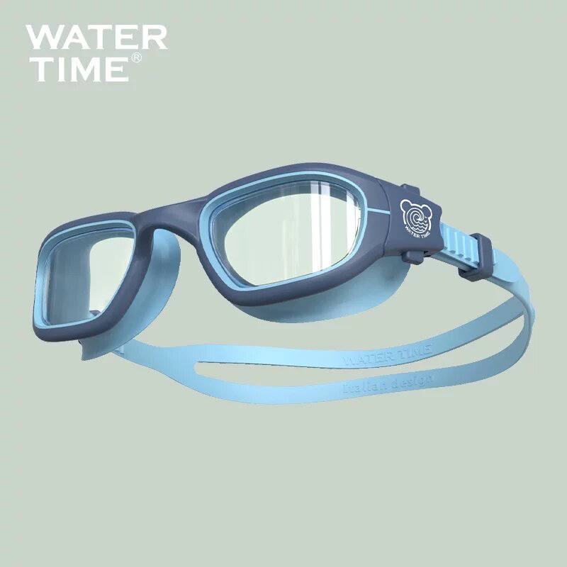 Детские плавательные очки WaterTime с антизапотеванием, цвет Azure Blue, возраст 4-15 лет