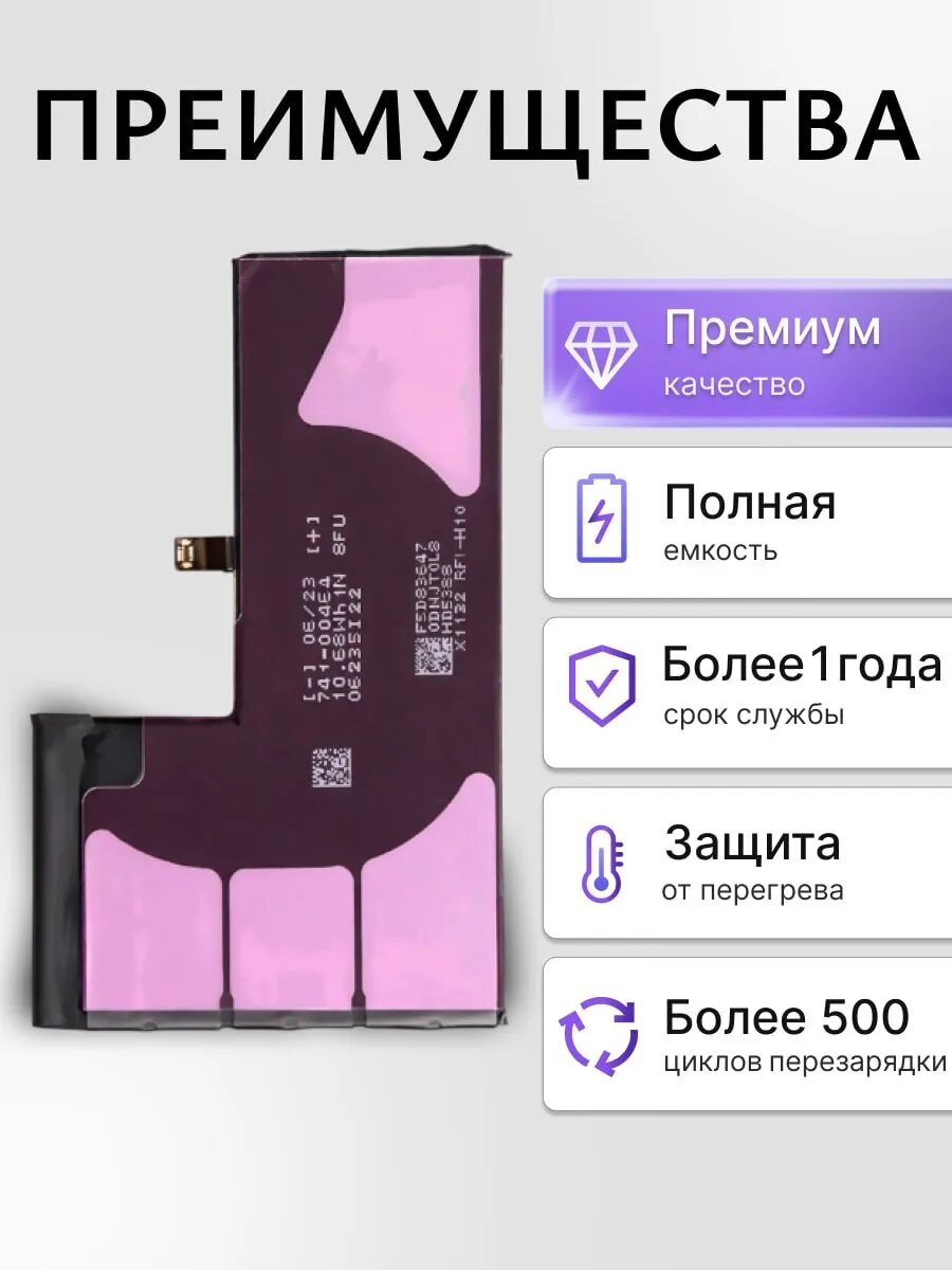 Аккумулятор для iPhone XS Оригинал — фото 1