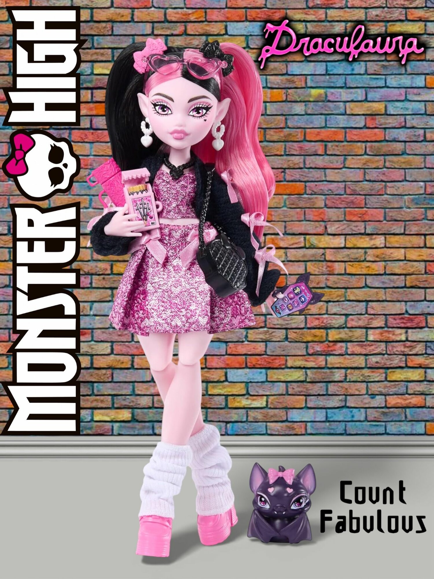 Кукла Monster High Draculaura G3 - Монстер Хай Дракулаура JHK29