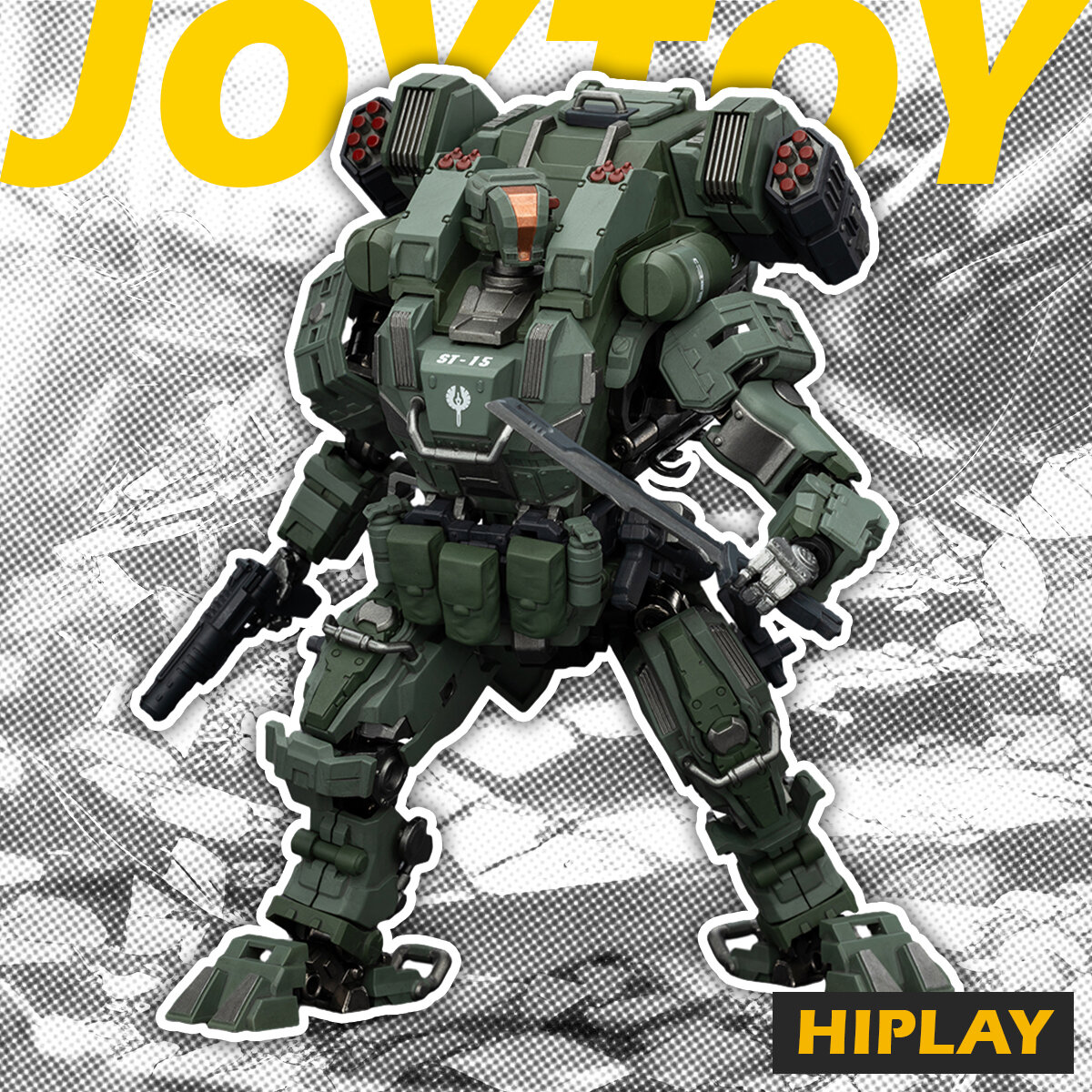 HIPLAY JOYTOY APOC Annihilator 02 Long-Range Strike Mech ST-8617 JT03431 1/25 Фигурка