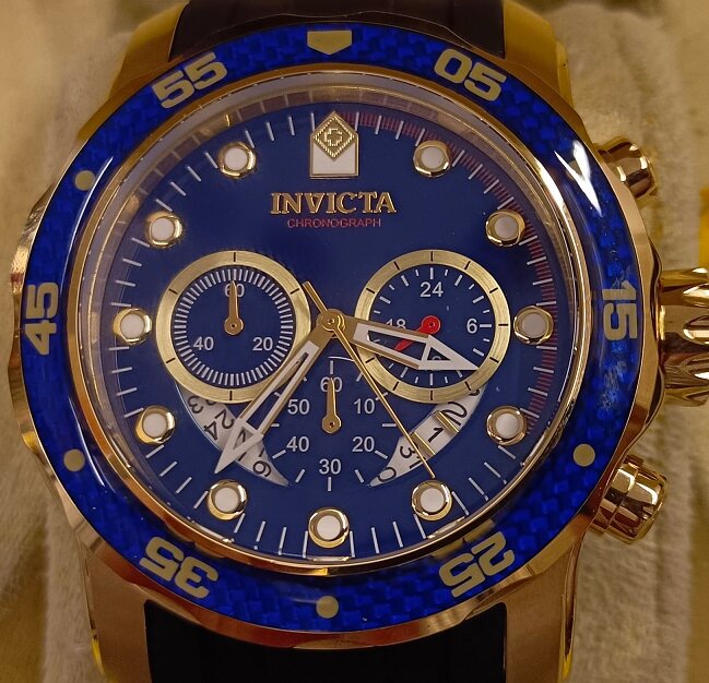 Наручные часы INVICTA Pro Diver, золотистый — фото 1