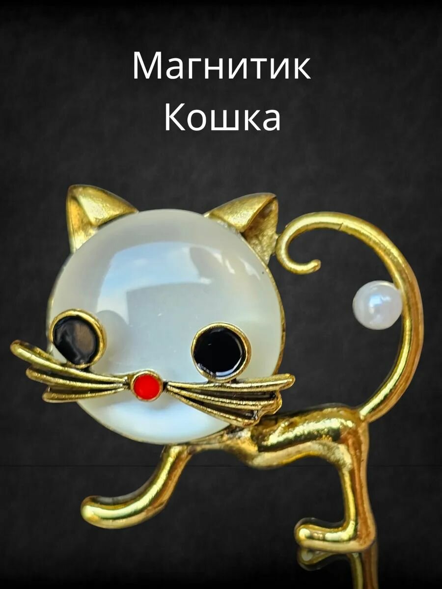 Кошка магниты на холодильник