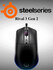 Мышь SteelSeries "Rival 3", для правой руки, подсветка, проводная, черный