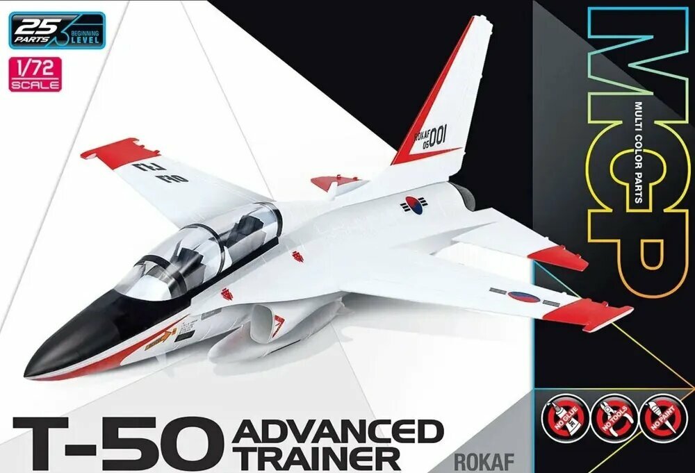 Academy AC12519 1/72 ROKAF T-50 Расширенный тренер сборная модель самолета