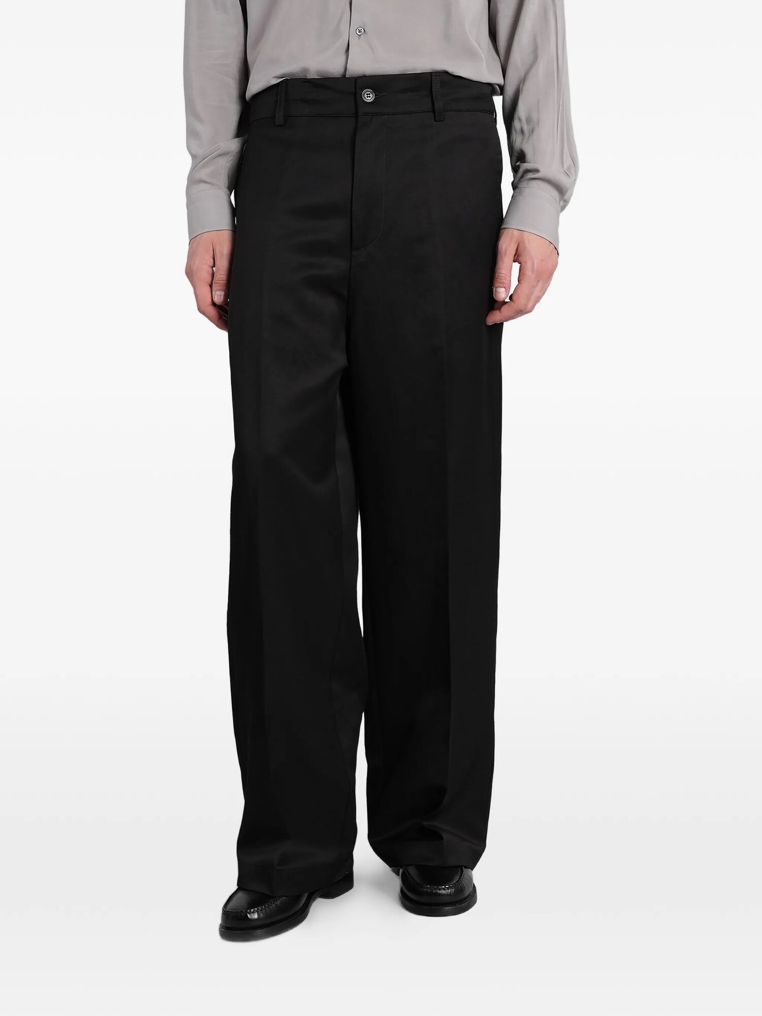 Брюки Pressed-crease wide-leg trousers