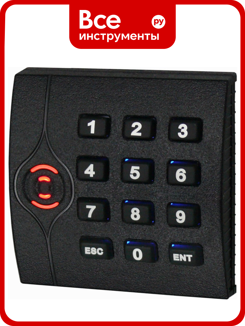 Считыватель Smartec ST-PR170MK, с клавиатурой, влагозащищенный, 13,56 МГц