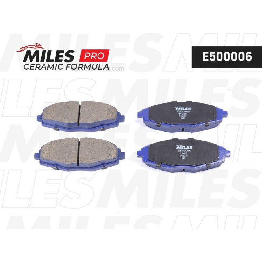 MILES E500006 Колодки тормозные DAEWOO LANOS/MATIZ SOHC пер. Ceramic PRO