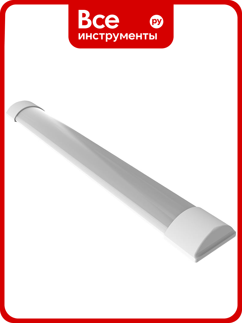 Линейный светильник Gauss WLF-2 18W 1260lm 6500K 185-265V IP40 600х75х24 сталь LED 844424318 из качественной стали