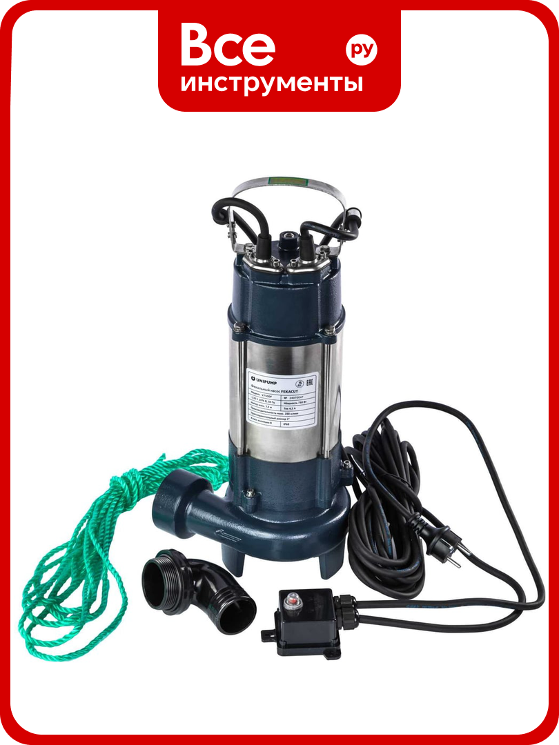 Фекальный насос UNIPUMP FEKACUT V750DF