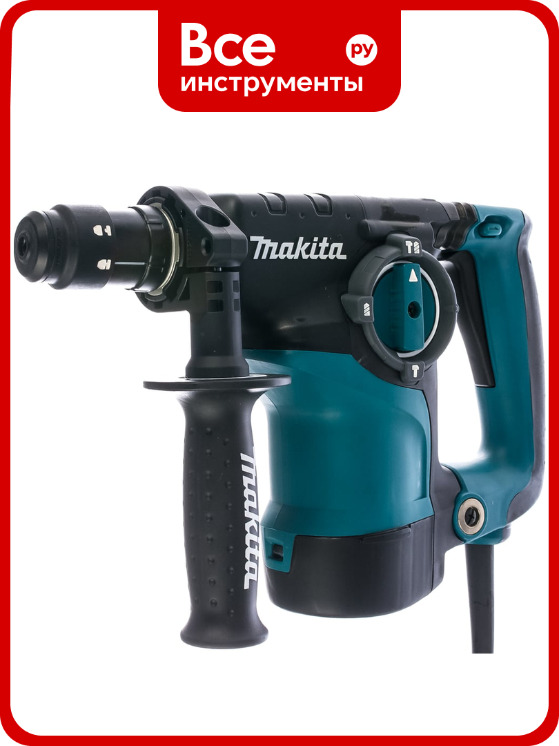 Перфоратор Makita HR 2811 FT профессиональный с вертикальным двигателем, sds-plus хвостовик строительных работ