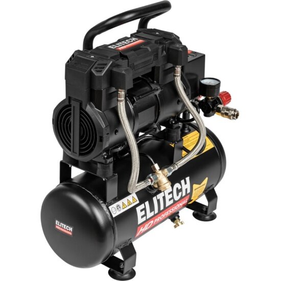 Безмасляный компрессор Elitech HD Professional ELITECH HD ACF 200-8S 1,0кВт, 200л/мин, 8л