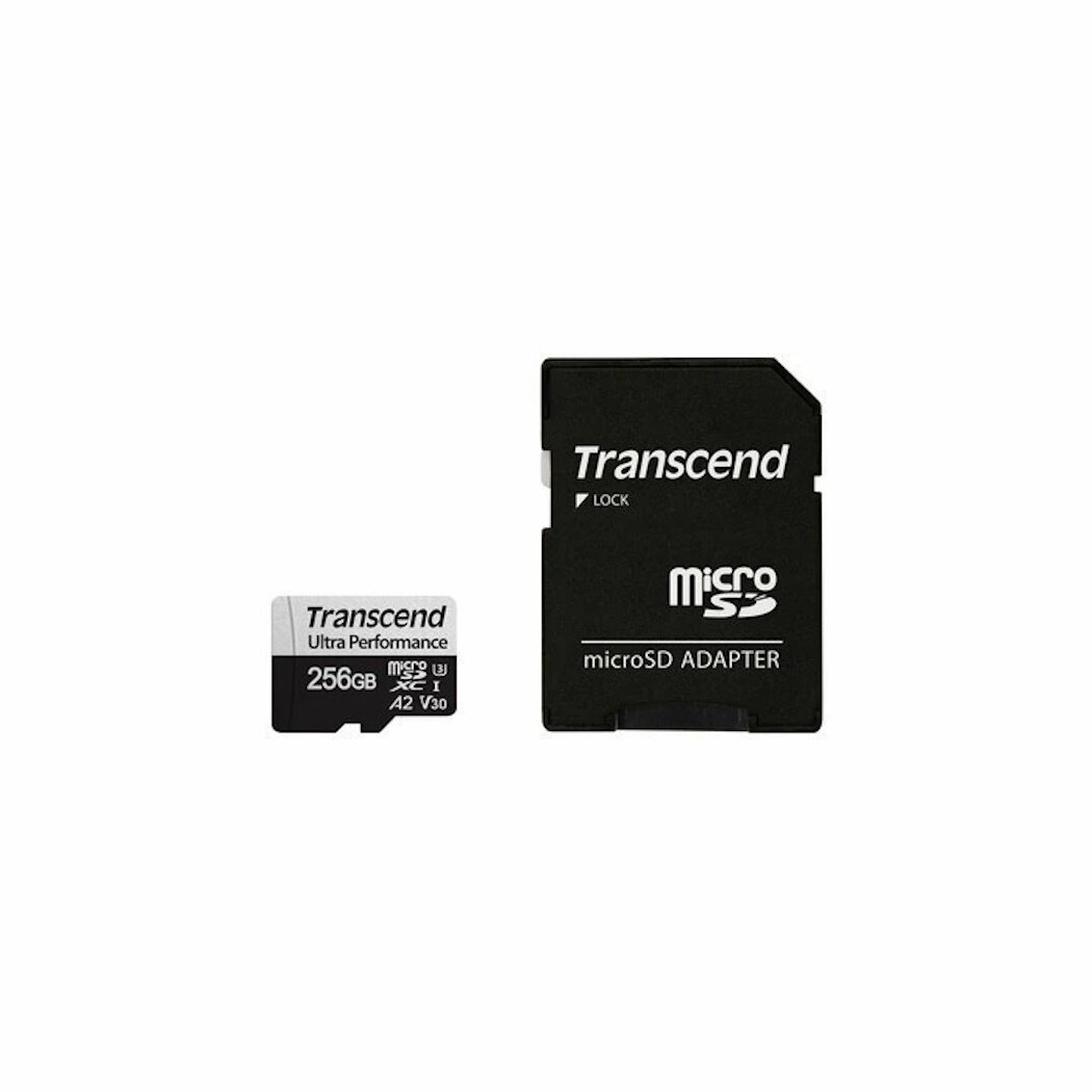 Карта памяти Transcend A2 Ultra Performance TS256GUSD340S microSDXC, 256 Гб, UHS-I U3