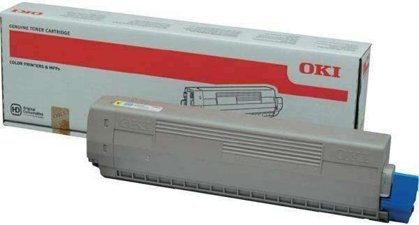 Тонер-картридж OKI 44844625 / 44844613 желтый