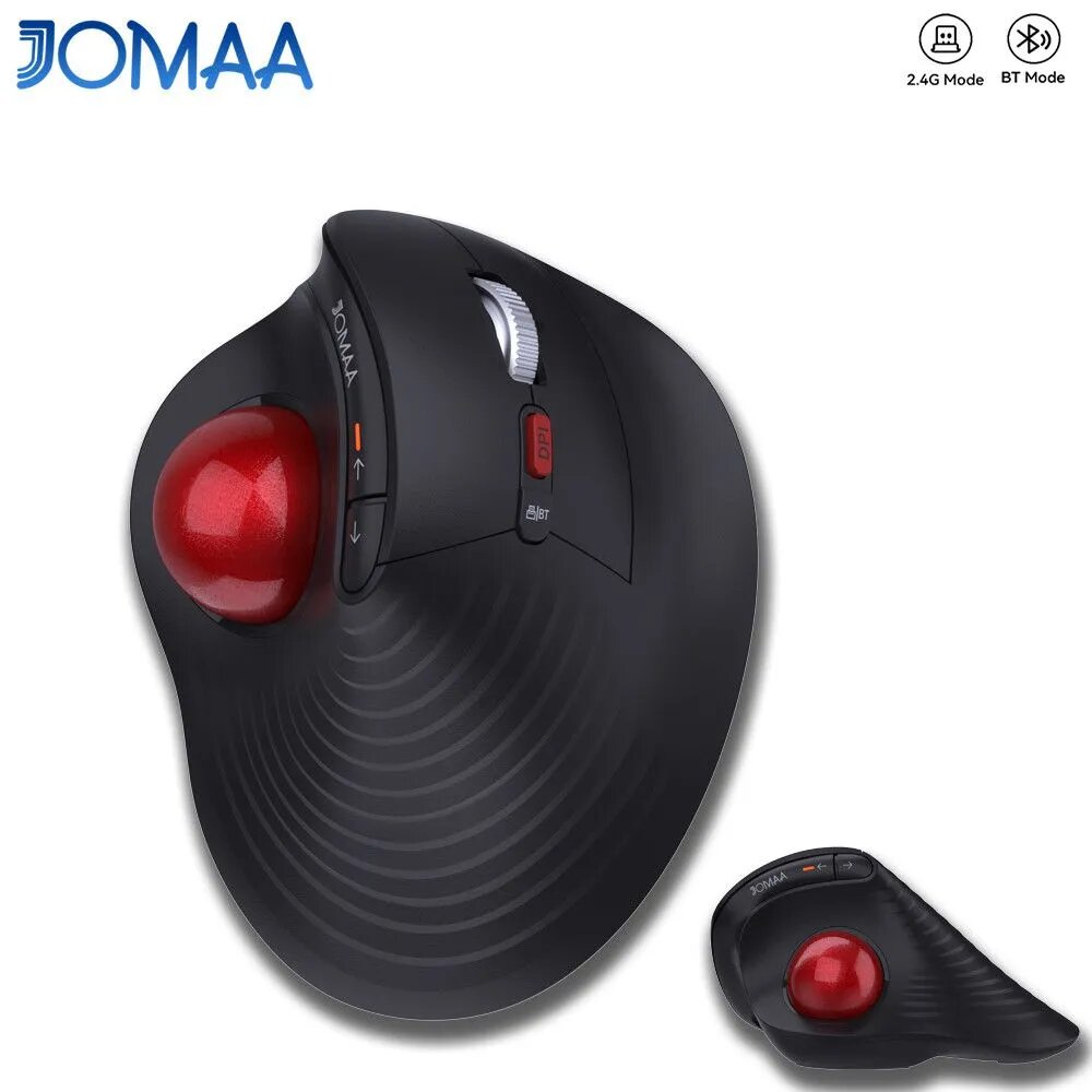 JOMAA Мышь беспроводная CP1255, черный матовый