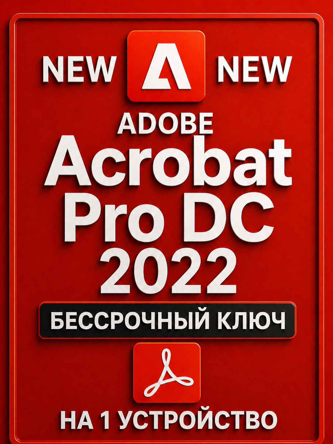 Adobe Acrobat PRO DC с обновлением 2022 Бессрочный ключ активации